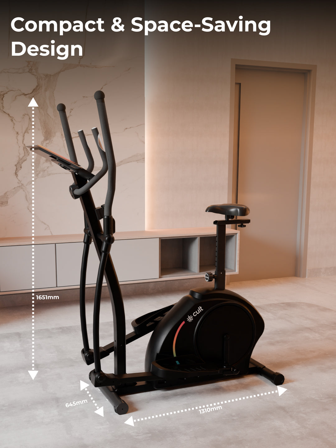 Buy Cult SmartCrossPrime Magnetic Elliptical Trainer | 6Kg Flywheel ...
