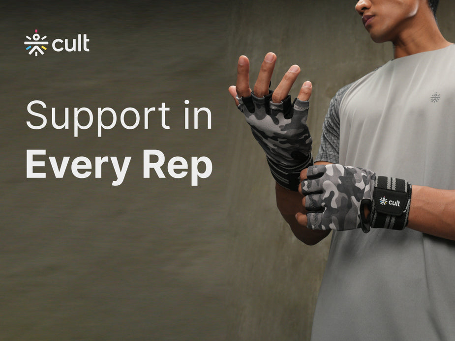 Buy CULT Gym Gloves - Camo Online in India | Cult Store