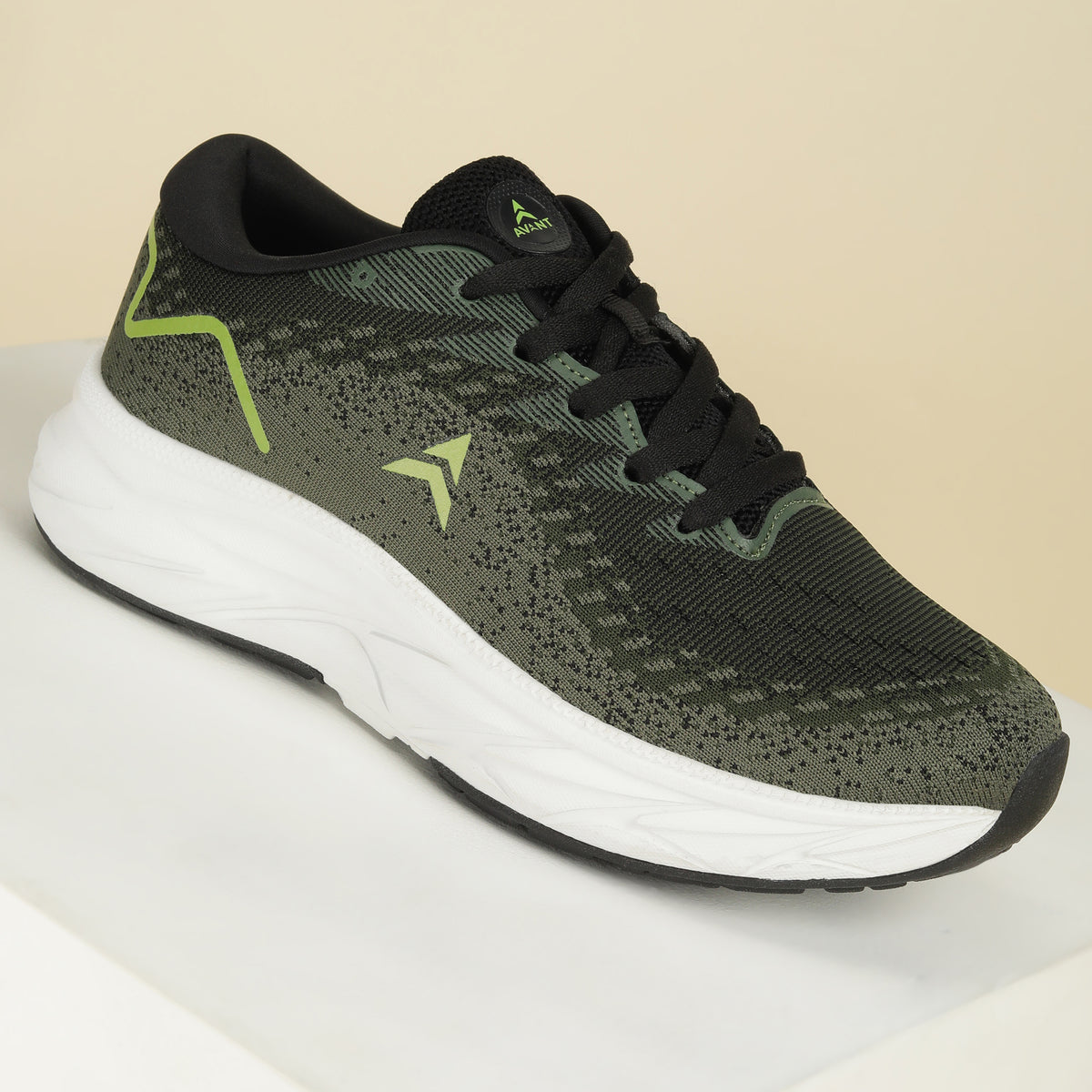 Avant Men's Forza Running Shoes - Olive – Curefit Healthcare Pvt Ltd