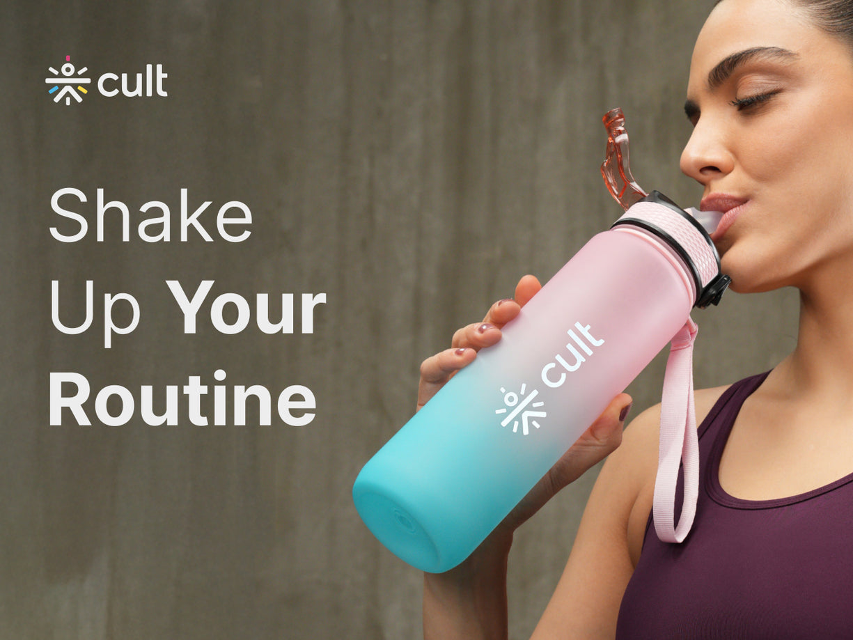 Buy cult Motivational Bottle 2L Unisex Time Mark Sipper with Straw ...