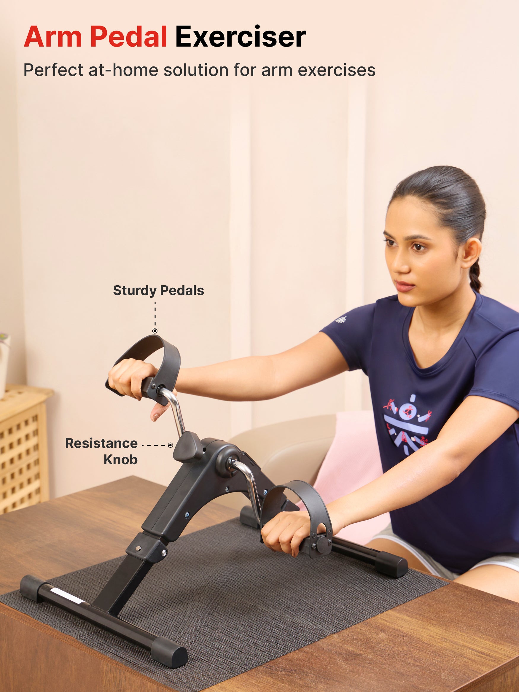 Buy FitkitPedalgo Mini Pedal Exerciser with Adjustable Resistance ...