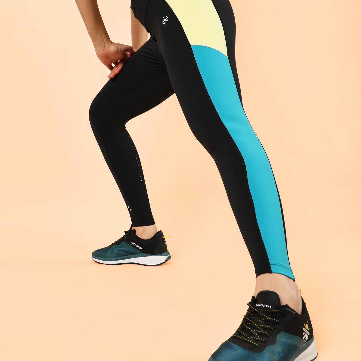 Buy Jet Black Absolute Fit Tights Online in India | Cult Store