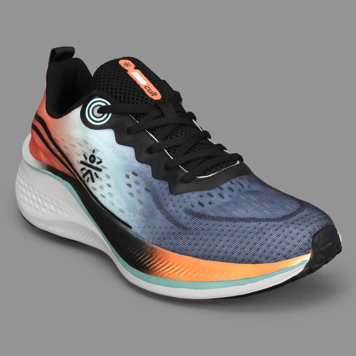 Buy cult Men's Dynex Running Shoes - Black/Orange Online in India ...