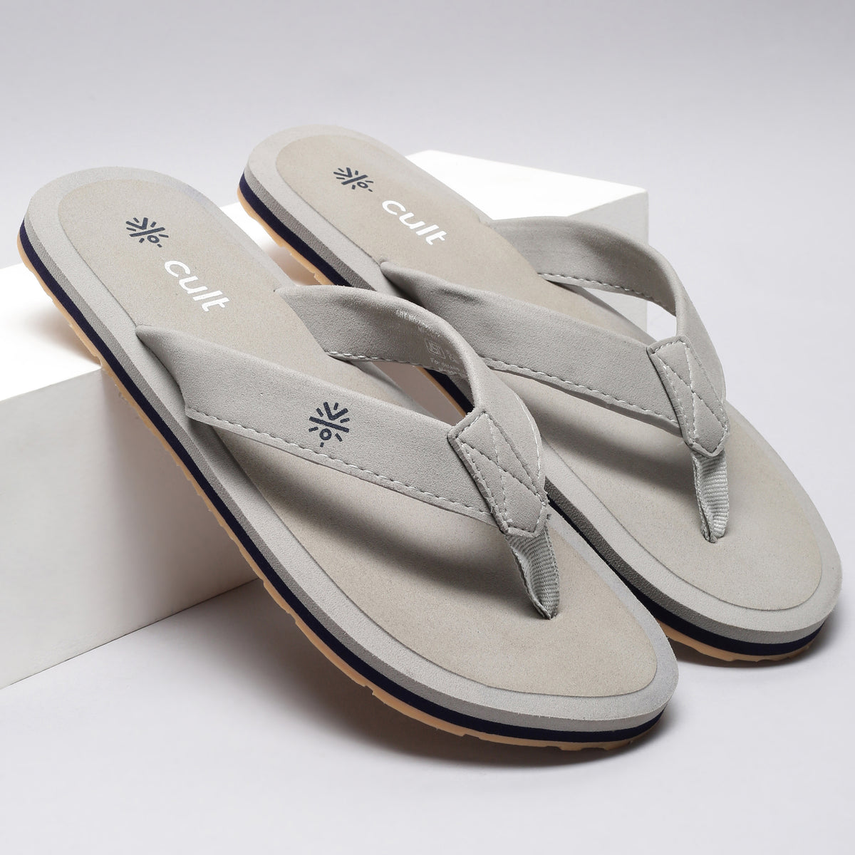 cult Men's Vetra Flip Flops - Grey – Curefit Healthcare Pvt Ltd