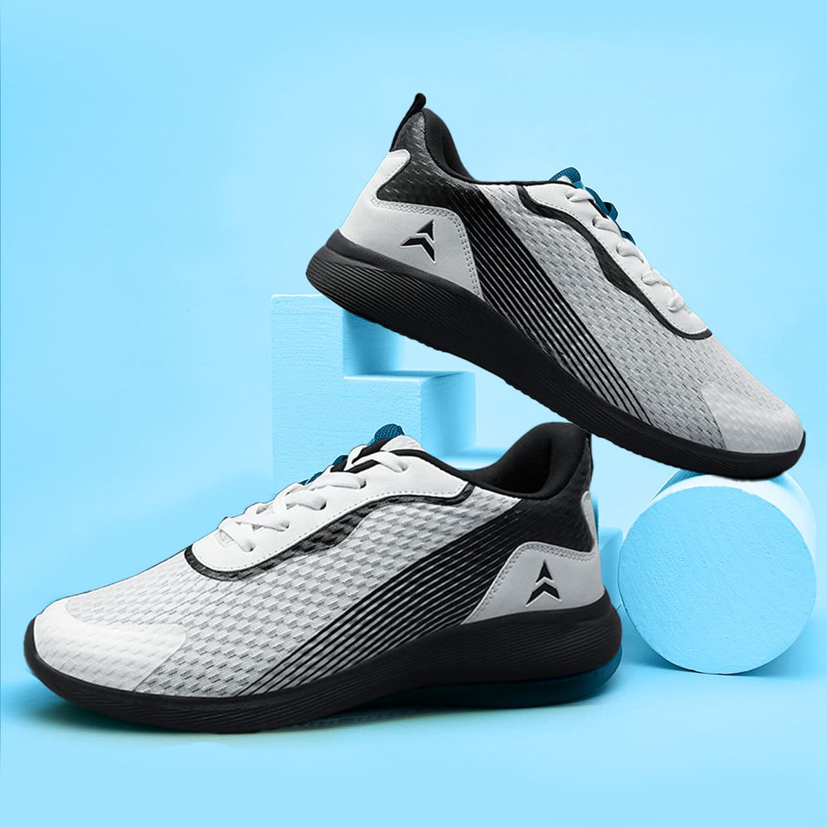 Avant Men's Alpha Sports Shoes-White/Black – Curefit Healthcare Pvt Ltd