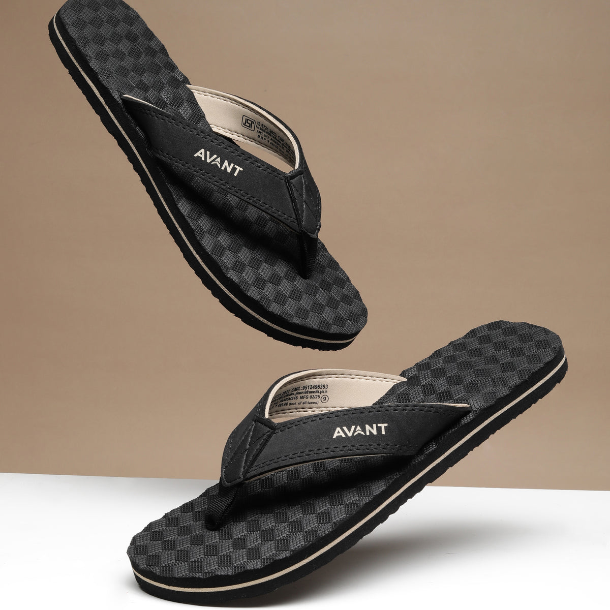 Buy Avant Men's Cube Flip Flops - Black Online in India | Cult Store