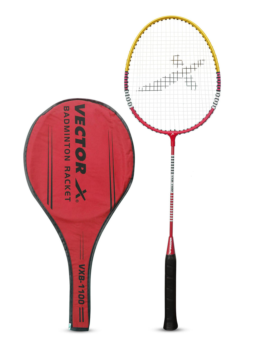 Vector X VXB-1100-RED 3-4TH Cover Red Unstrung G4 Badminton Racquet ...