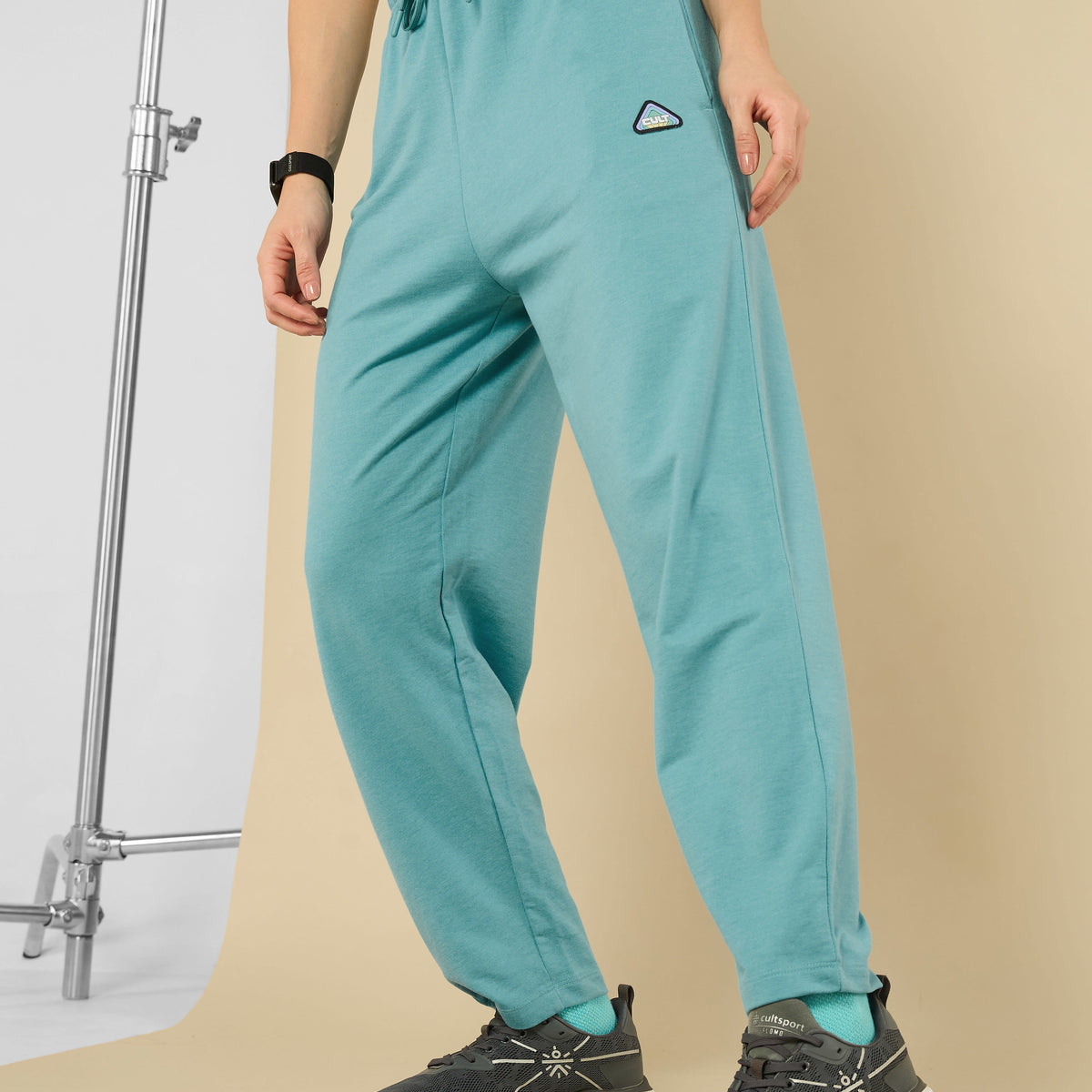 Buy Power Up Blue Community Trackpant Online in India | Cult Store