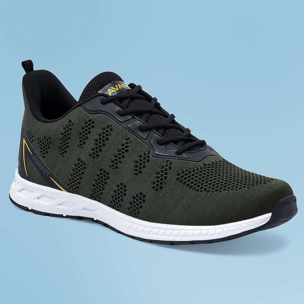 Buy Avant Men's Hurricane Casual Shoes - Army Green/Black Online in ...