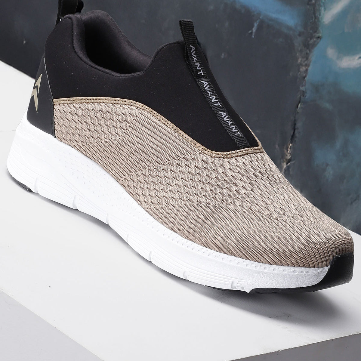 Buy Avant Men's Sigma Slip-On Walking Shoes - Tan Brown Online in India ...