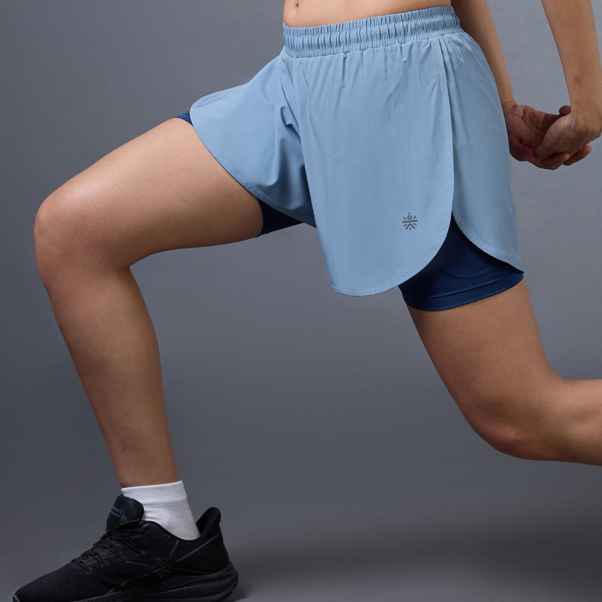 Buy Women's Blue Pro Running Shorts Online in India | Cult Store