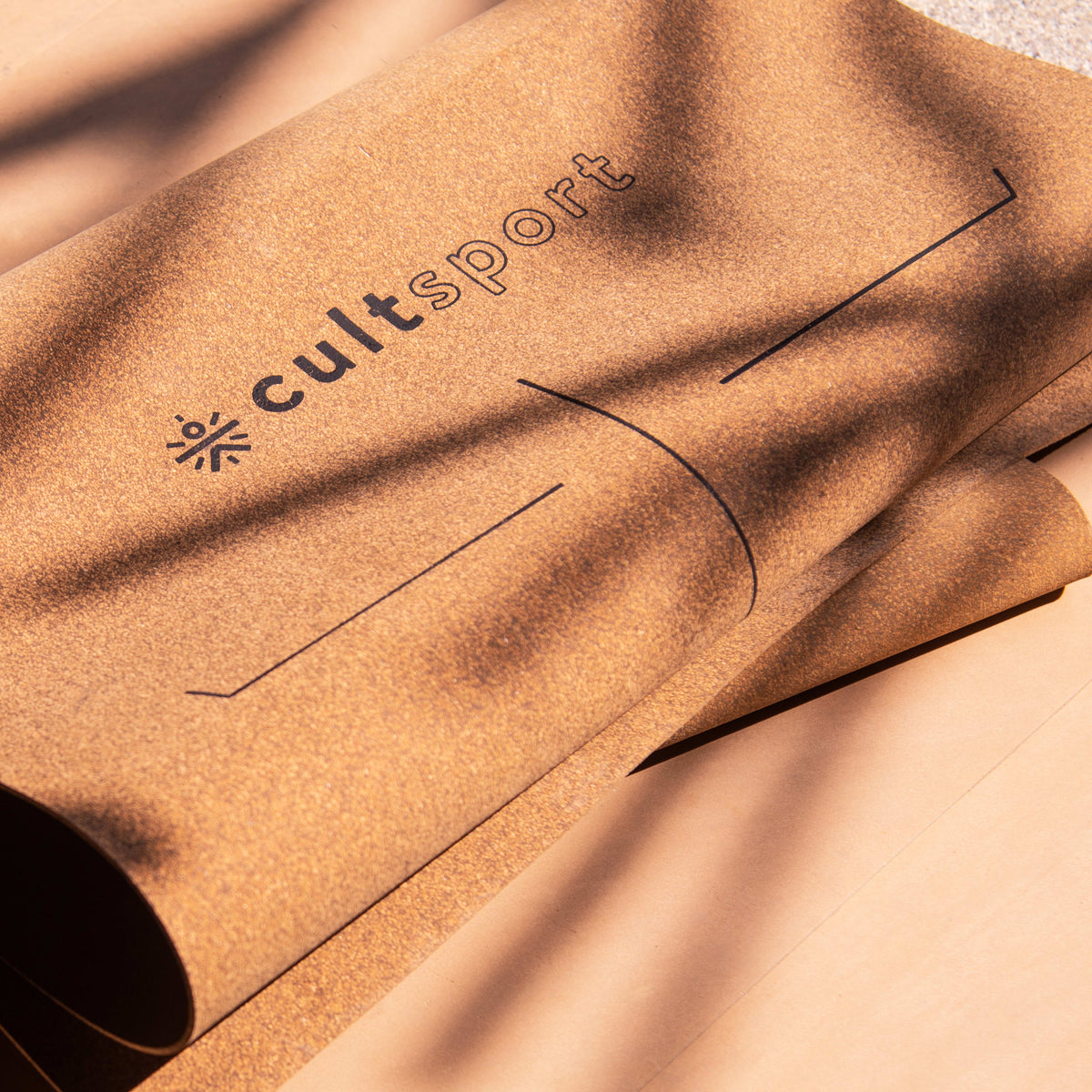 2 in 1 Workout/Yoga Rubberized Cork (Eco Friendly) Mat (3mm) – Curefit ...