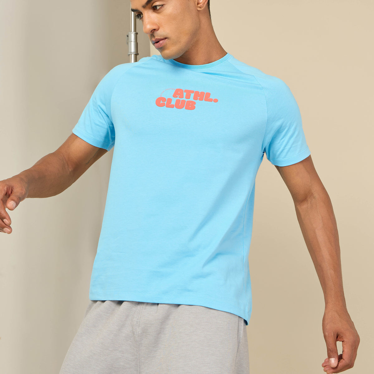 Buy Men Ath. Club Blue T-shirt Online in India | Cult Store