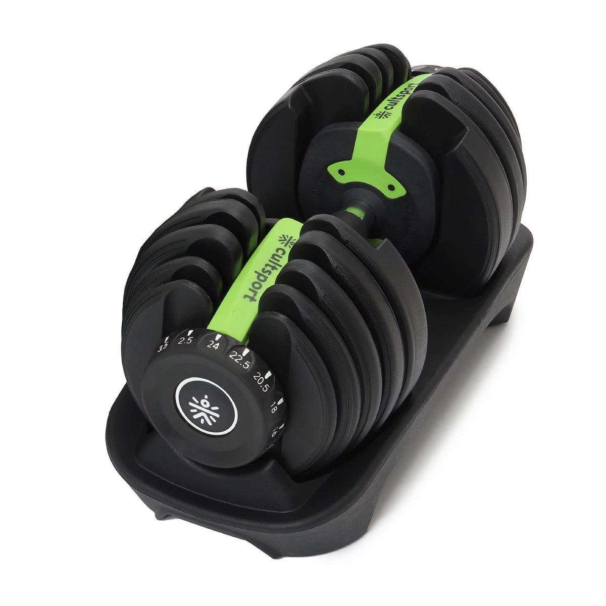 Buy 24 kg Compact Adjustable Dumbbell (2.5kg to 24kg), Easy Weight ...