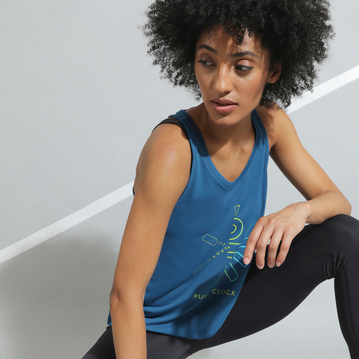 Buy Ombre Logo Active Tank Top Online in India | Cult Store