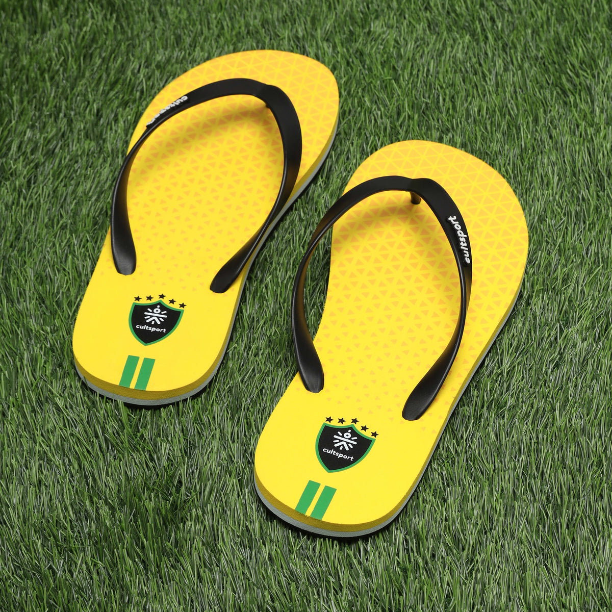 Buy cult Team Brazil Flip Flops Online in India | Cult Store