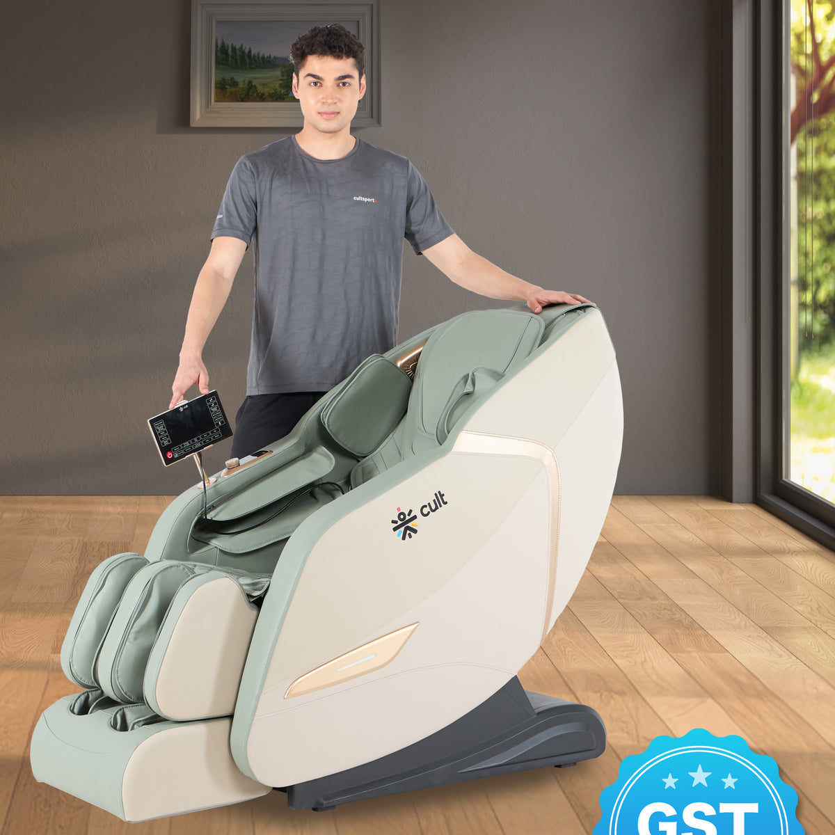 Buy Cult Zen Massage Chair with Zero Gravity, SL Track 2D Massage ...