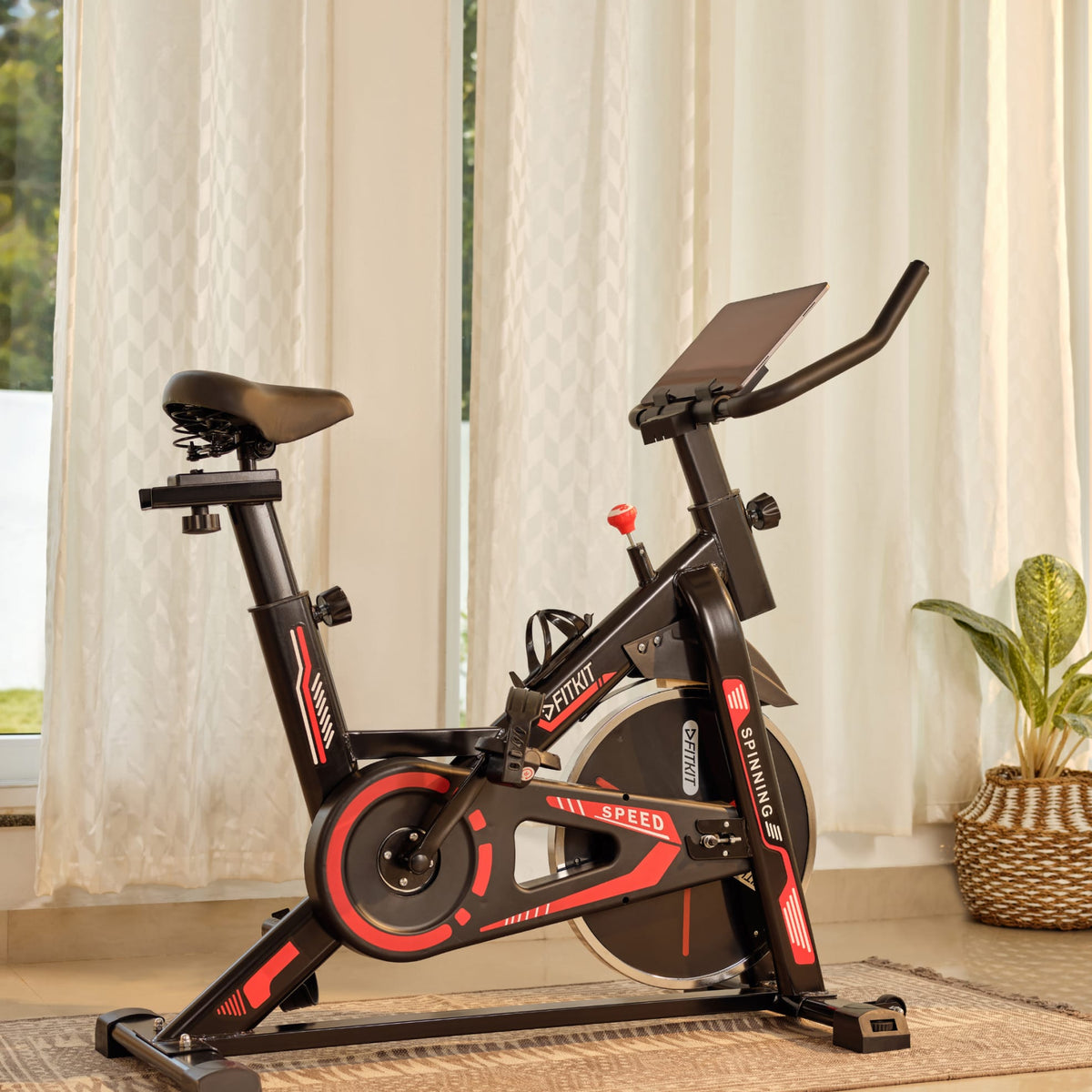 Buy FK3000 Spin Bike (Flywheel- 6kg, Max weight- 120 kg, Resistance ...