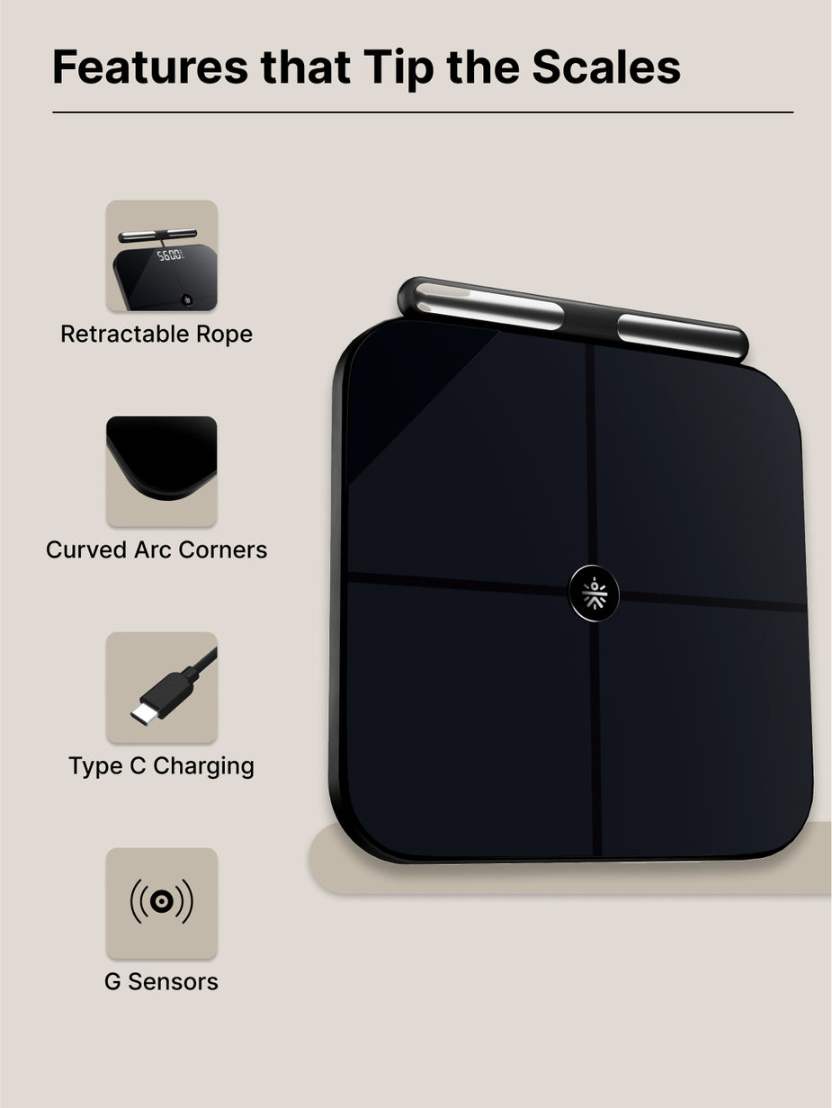 Buy cult Smart Scale Pro, US FDA Approved, 50+ Parameters, Body Fat ...