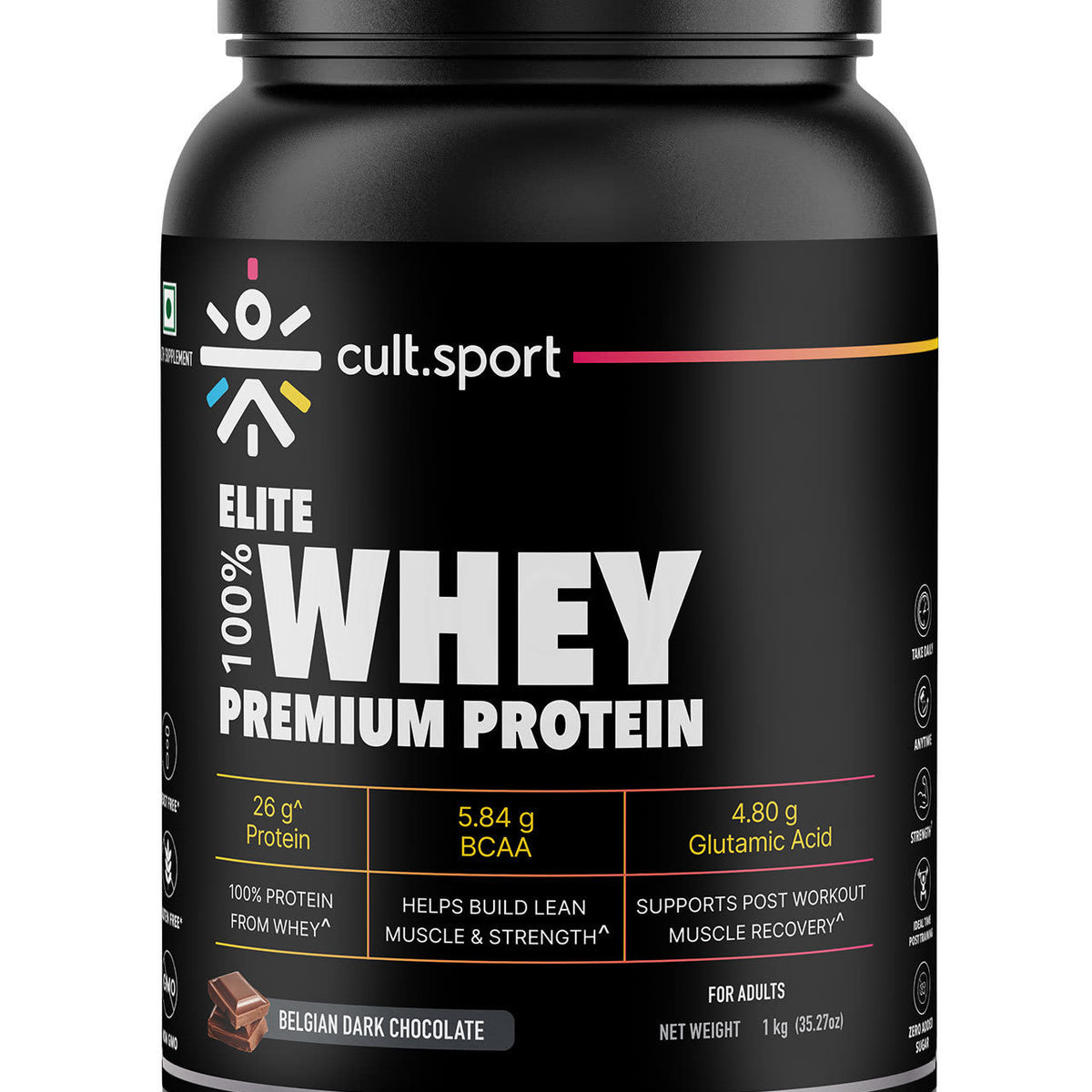 Buy 100% Whey Protein Premium Protein - 1kg | Sugar free | Protein ...
