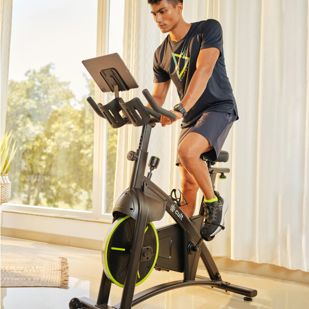 Buy C3, NoiseFree Spin Bike Flywheel- 14kg, Max weight- 150 kg ...