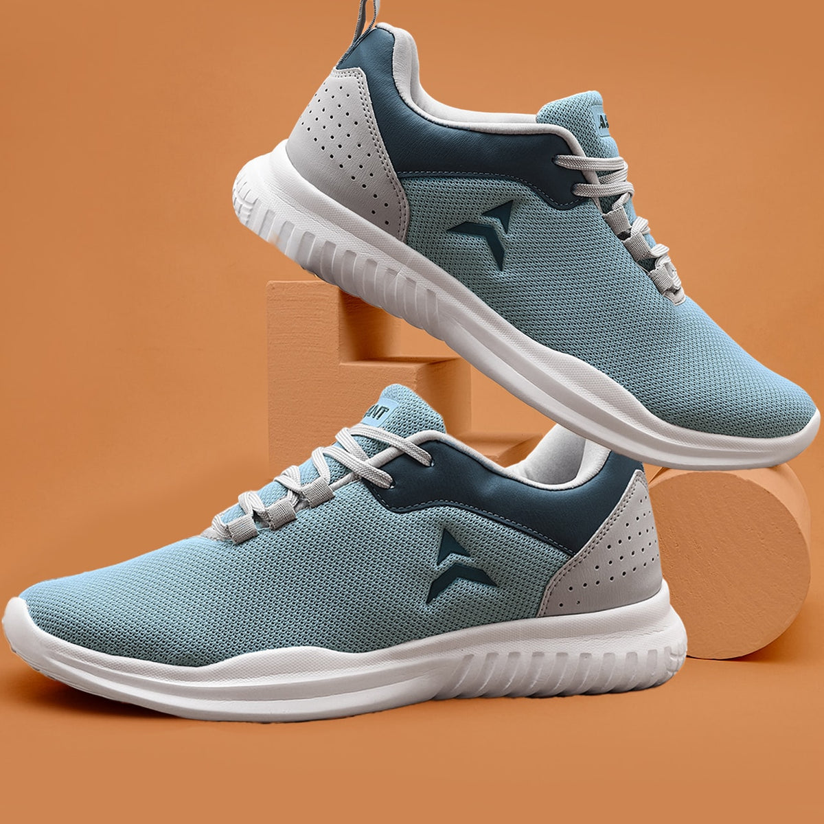 Buy Avant Men's Pulse Walking Shoes-Ice Blue/Grey Online in India ...
