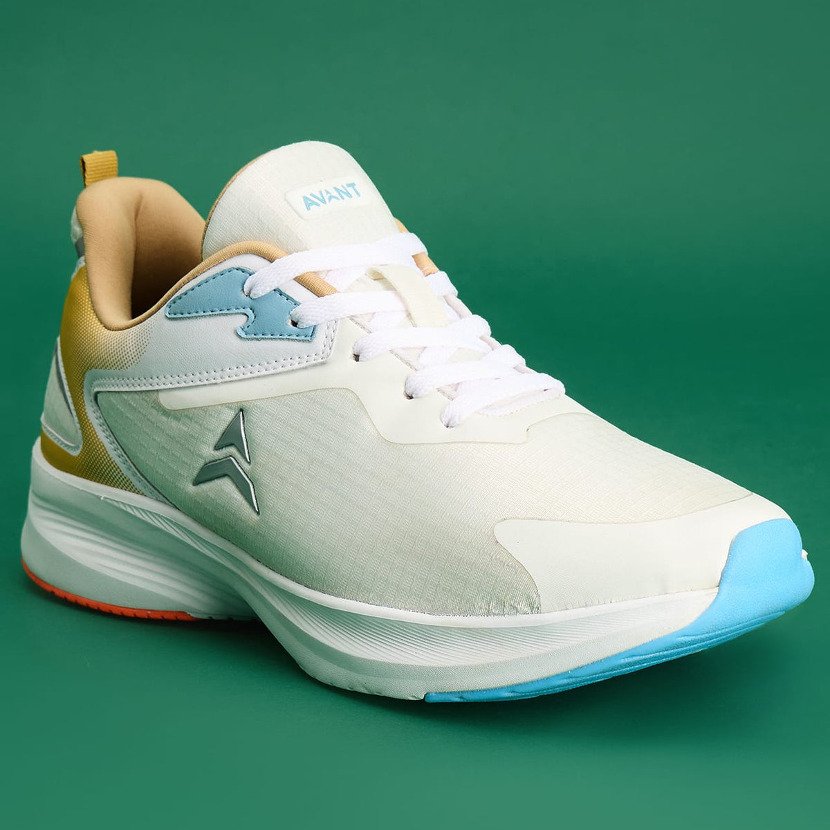 Buy Avant Men's Delux Running Shoes - White/Gold Online in India | Cult ...