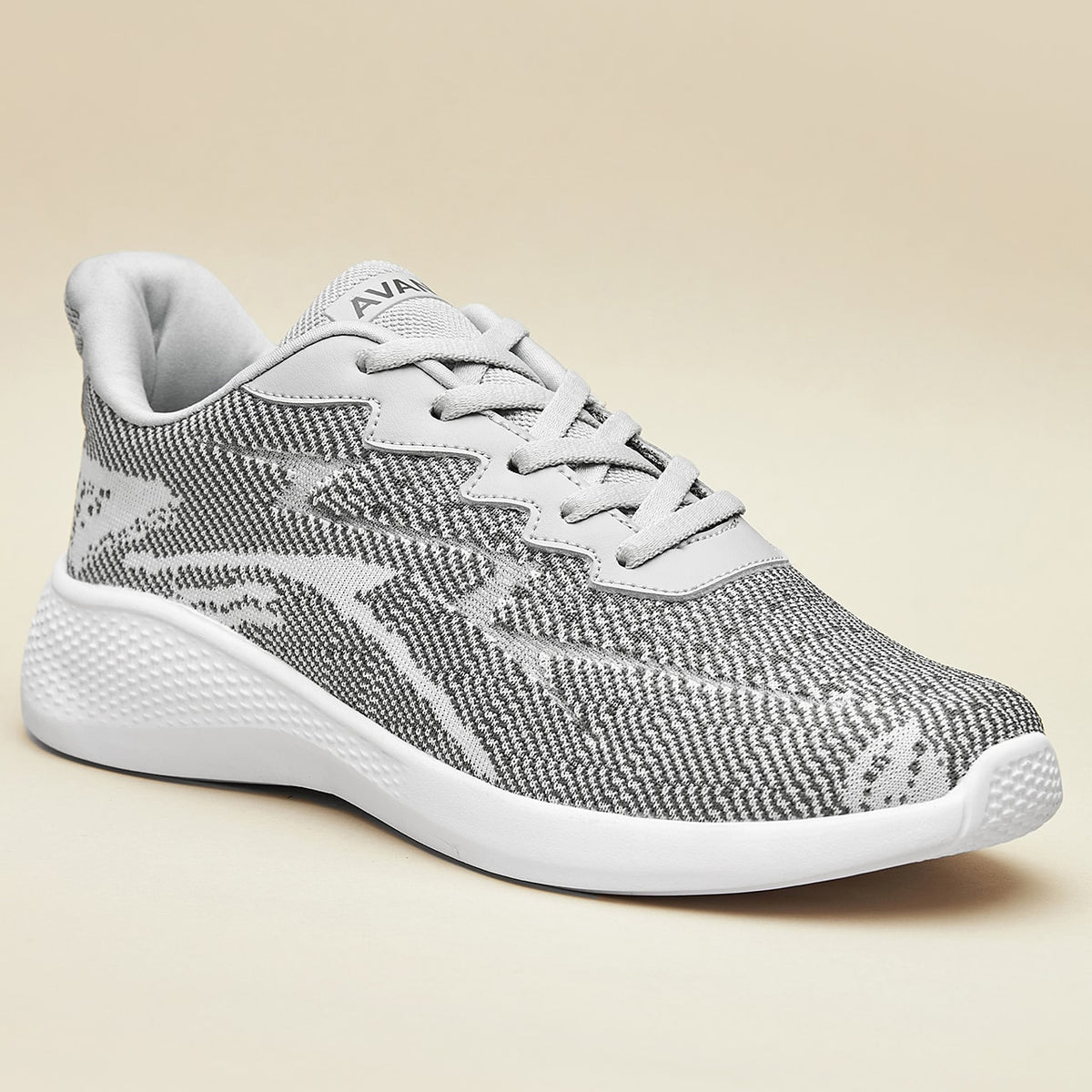 Buy Avant Men's Classic Knitted Walking Shoes- Beige Online in India ...